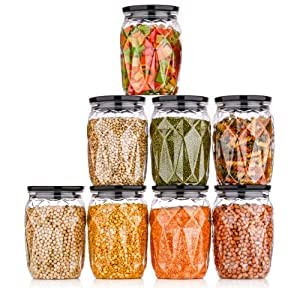 Buy RK eX Airtight Crystal Containers Jar Set For Kitchen - 1400ml ...