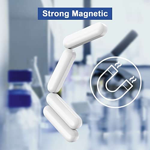 Snapklik.com : 8PCS 8535mm Magnetic Stirrer Mixer Stir Bars, White ...