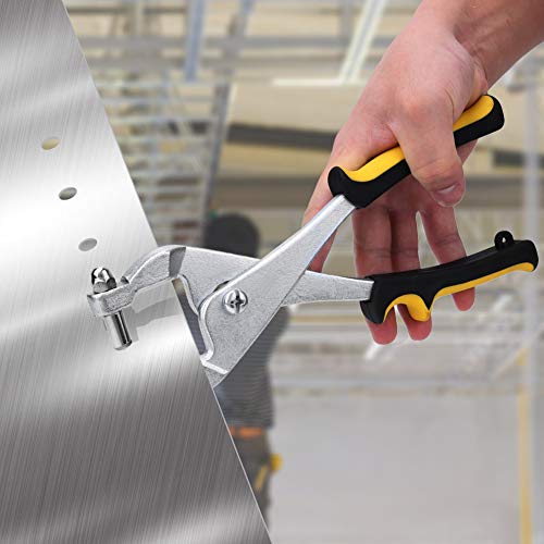 Joyzan Metal Hole Punch Pliers, Ceiling Grid Rivets Multifunctional ...