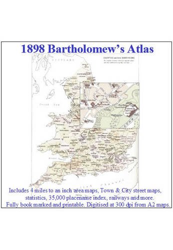 1898 Bartholomew's Atlas : Amazon.de: Bücher