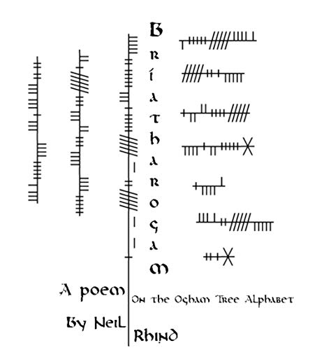 Amazon.com: Bríatharogam : A poem on the Ogham tree alphabet eBook ...