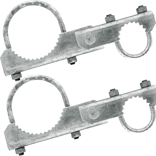 Amazon.com: 2 Pack 180 Degree Hinge Chain Link Gate for 2-7/8" Post - 1 ...