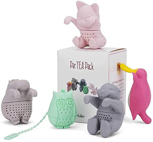 Buy ANAB GI Tea Infuser Set for Loose Tea Get The Cute Animal Tea ...