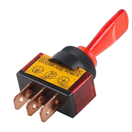 Red Light Toggle Switch, DC 12V 20A : Amazon.in: Electronics