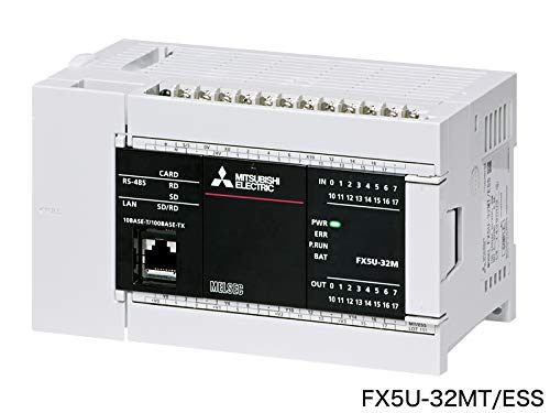 Amazon | 三菱電機 FX5Uシーケンサ CPUユニット AC電源 ネジ式端子台タイプ (入力:16点 DC24V シンク/ソース、出力 ...