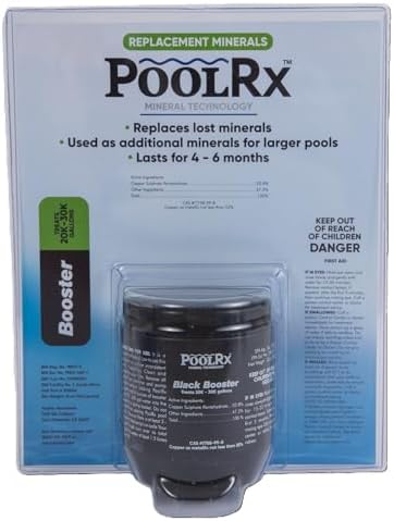 Amazon.com : Pool Rx Booster Black 20k-30k Gallons, Booster - Single ...