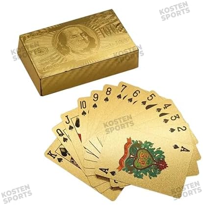 Kartique Playing Cards for Adults Golden Cards Deck of Cards Tash Card ...