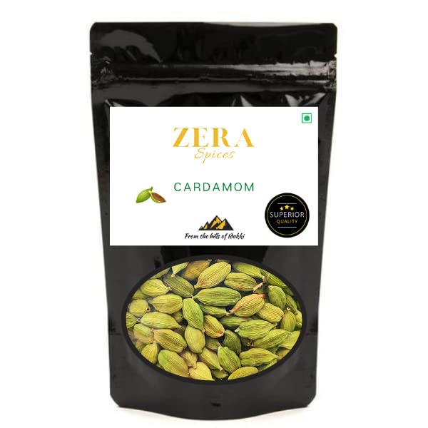 Zera Spices Whole Green Cardamom/Elaichi 7mm Small Size 100g : Amazon ...