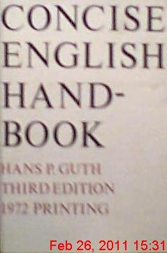 Concise English Handbook : Amazon.de: Bücher