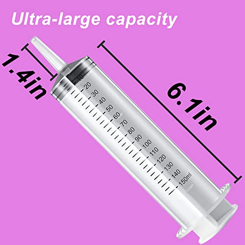 Snapklik.com : 2 Pack 150ml Large Syringes Big Syringes, Large Garden ...