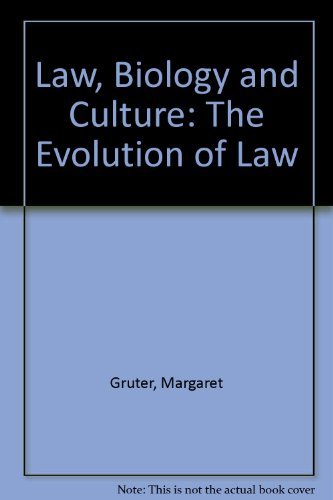 Amazon.com: Law, Biology and Culture: The Evolution of Law ...