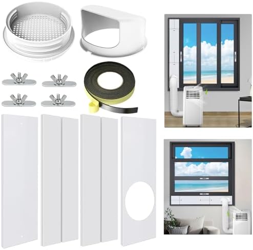 Amazon.com: Portable Air Conditioner Window Kit with Universal Coupler ...