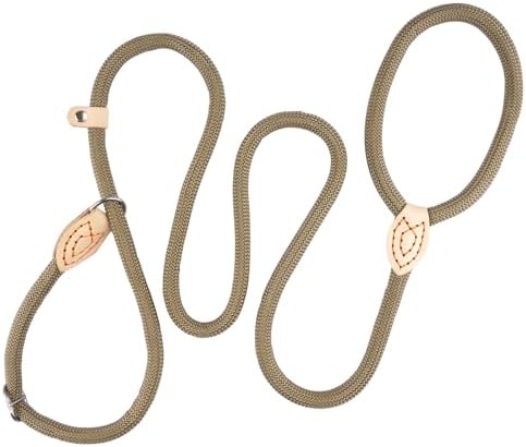 Slip Lead with Pull Stop, 150 cm Dog Lead with Collar, Adjustable ...