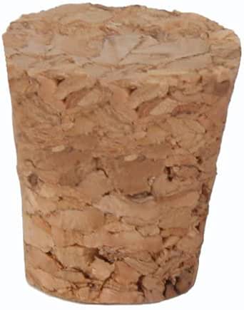 Lot de 10 bouchons coniques en liège en bois pour bouteille 15 x 11 x ...