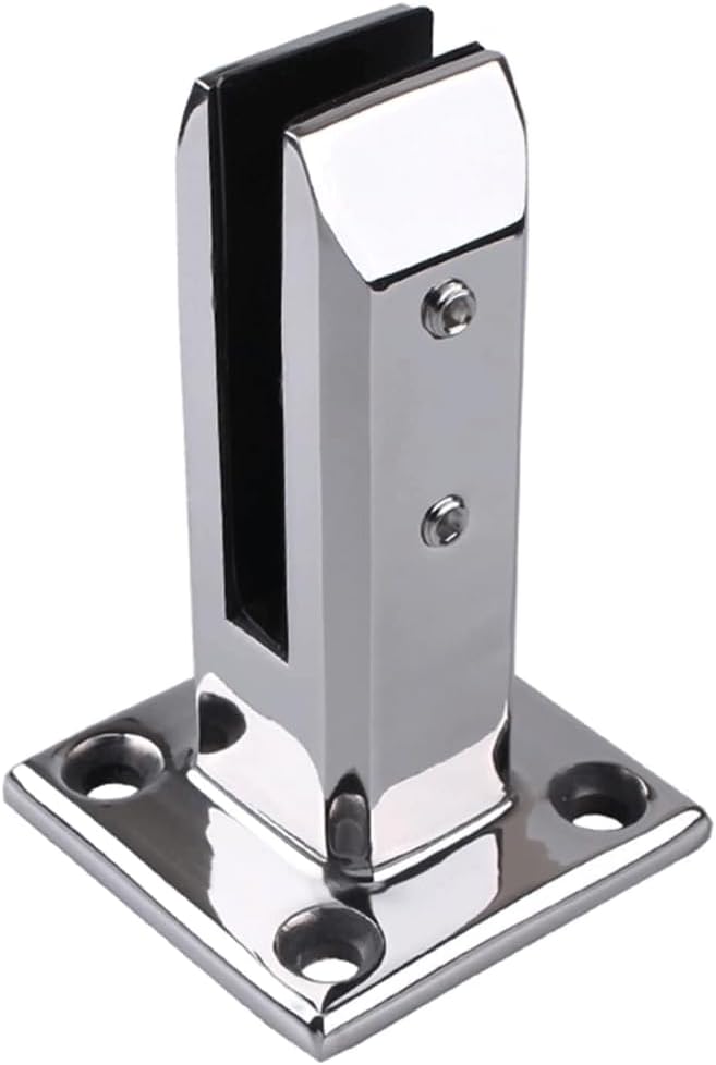 Amazon.com: Glass Railing Post Ground Mount Glass Railing Spigot ...