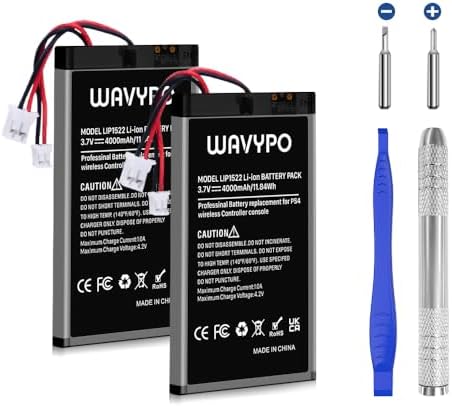 Amazon.com: Uwayor PS4 Controller Battery, PS4 Battery Replacement 2 ...