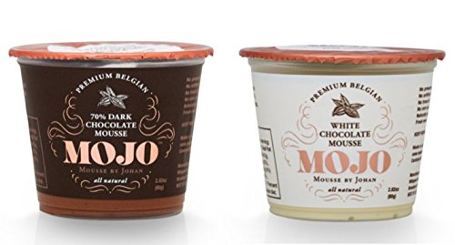 Amazon.com: MOJO Belgian Chocolate Mousse Dark and White, 4 Pack (2 of ...