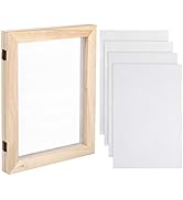 Amazon.com: Aoibrloy Paper Making Screen 5 x 7 Inch Wooden Paper Making ...