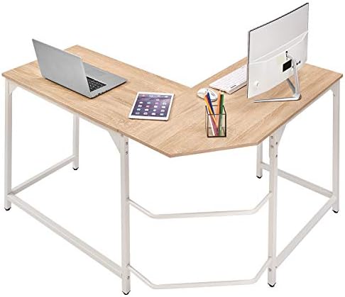 Aingoo Corner Desk L Shaped Desk Sturdy Home Office PC Laptop ...