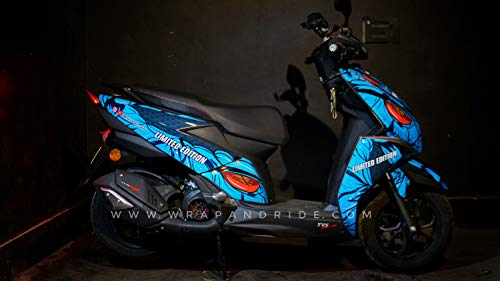 wrap and ride Tvs Ntorq 125 Decal - Wrap - Sticker Venomous Design ...