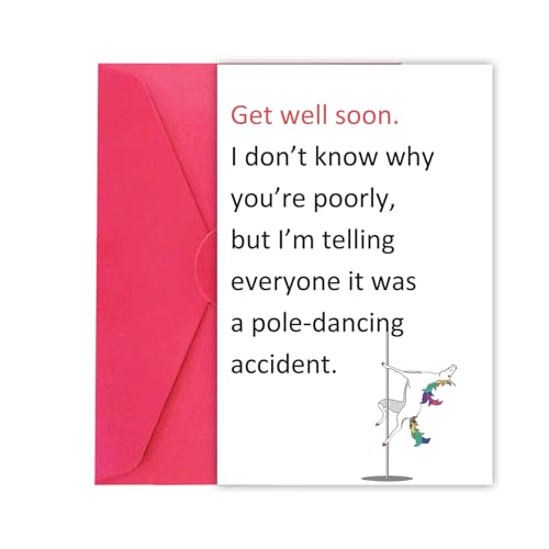 Snapklik.com : Funny Get Well Soon Cards For Men Women, Humor Speedy ...