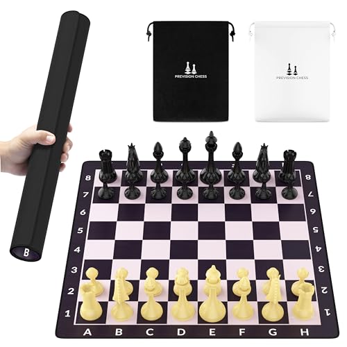 Prevision Chess Ecliptic Style Themed Tournament Chess Set,Weighted ...
