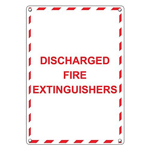 Amazon.com: Weatherproof Plastic Vertical Discharged Fire Extinguishers ...