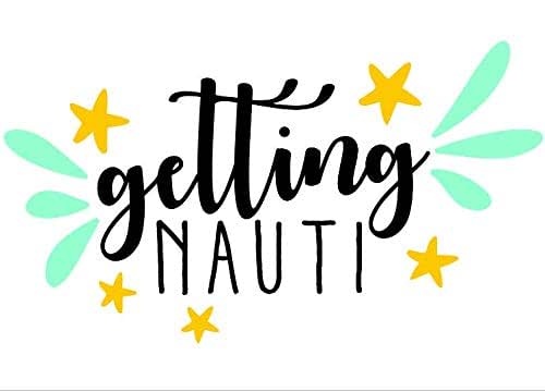 Amazon.com: Getting Nauti Vinyl Decal/Summer Beach Ocean Punderful ...