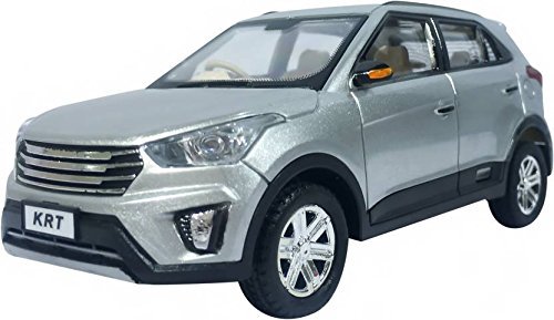 Sheel Kid Creta 1.6 SUV Toy Car With Pull Back Action, Silver : Amazon ...