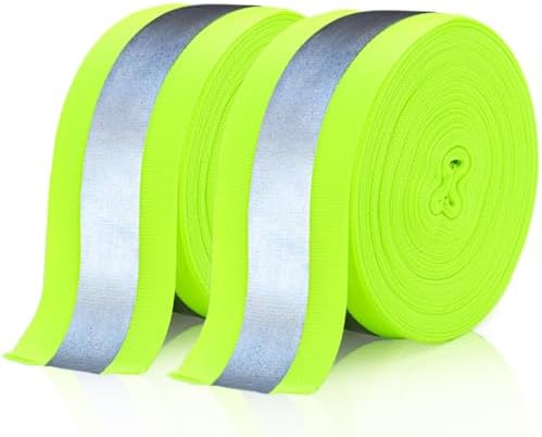 Amazon.com: JINBING 2" x 10' High Visibility Fluorescent Yellow ...