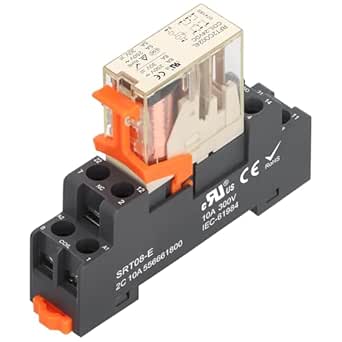 Amazon.com: Weasch Power Relay RFT2CO024L, DC 24V Coil, 8 Pin 8A, DPDT 2NO 2NC, with LED ...