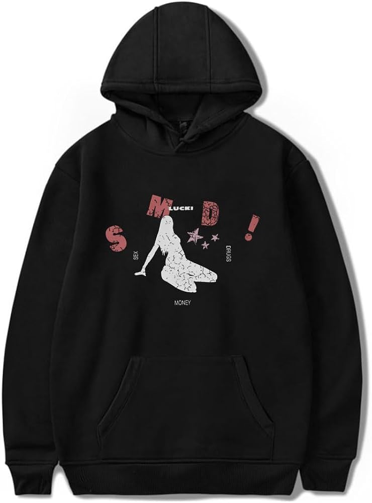 YTCSNI Lucki Merch Album Smd Graphic Face Hoodies Music Fans Drawstring ...