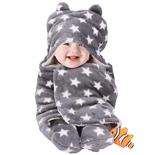 Mummadi 3 in 1 Baby Blanket Wrapper-Sleeping Bag for New Born Babies ...