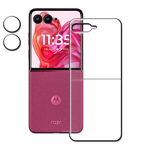 TOMBIK Back & Camera Lens Tempered Glass Screen Protector Compatible ...