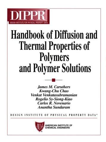 Amazon.com: Handbook of Diffusion and Thermal Properties of Polymers ...
