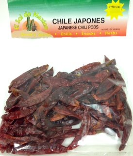 Amazon.com : Japanese Red Dried Chile Pepper by El Sol de Mexico 2 oz ...