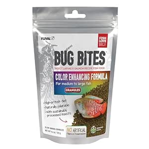 Fluval Bug Fish Food with Insect Larvae Slowly Sinking Pellets 1.4-2mm 125g : Amazon.in: Pet ...