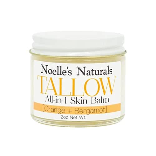 Amazon.com: Tallow Balm - 100% Organic Grassfed Tallow - 2oz Glass Jar ...