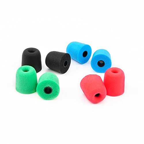 Snapklik.com : Deruitu Colorful Memory Foam Replacement Ear Tips For ...