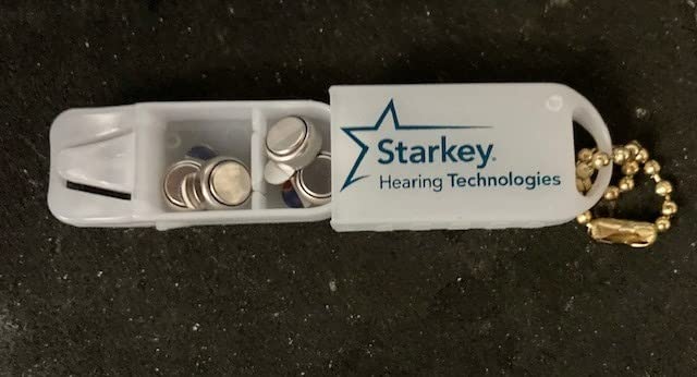 Amazon.com: Starkey Hearing Aid Battery Case Keychain Holder - Plastic ...