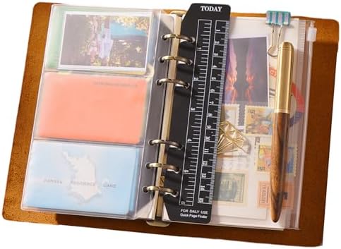 Amazon.com : Leather Journal Refillable Writing Notebook, A6 Personal ...