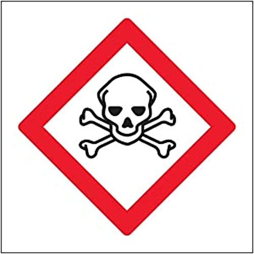 V Safety Acute toxicity, very toxic, toxic-300x300mm-Magnetic Safety ...