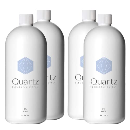 Quartz Pure 3% Hydrogen Peroxide Solution - 32 Fl Oz, 4 Pack ...
