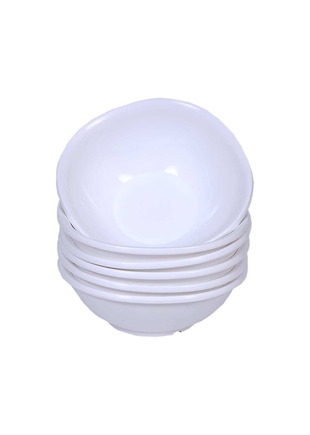 Signoraware Plastic Katori Set - 840 ml, 6 Piece, White : Amazon.in ...