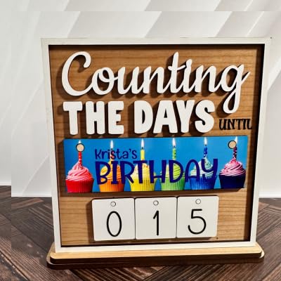 Amazon.com: Custom interchangeable wood countdown sign, personalized ...