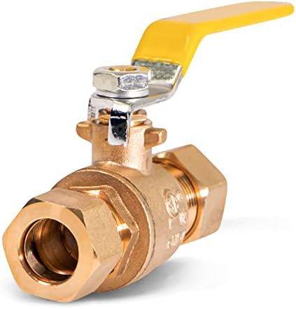 Amazon.com: 1 Piece XFITTING 1/2'' Compression Ball Valve, Full Port ...