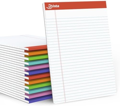 Amazon.com : Dynta Notepads 8.5 x 11 Legal Pads Bulk, 12 Packs Letter ...