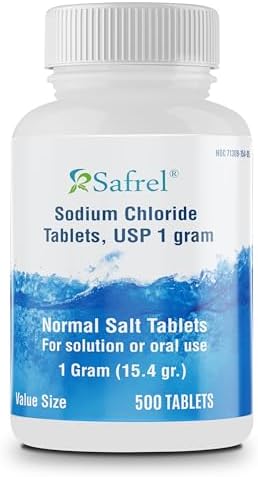 Amazon.com: CONSOLIDATED MIDLAND CORP. Sodium Chloride Tablets 1 Gm ...