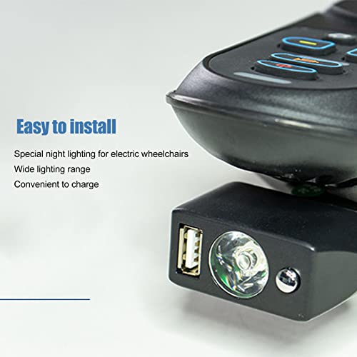 Snapklik.com : Electric Wheelchair Light,USB Charging Adjustable Angle ...