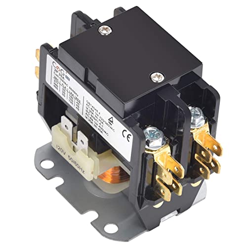 Snapklik.com : CGele 2 Pole Air Conditioner Contactor 30 Amp 120V Coil